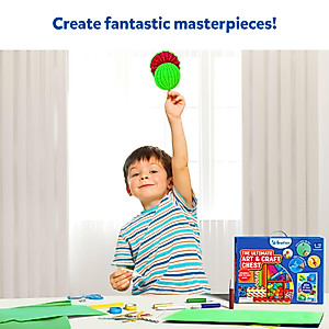 Skillmatics Ultimate Art & Craft Activity Kit, 2000+ Pieces, Art & Craft Supplies, DIY Creative Activity, Step-by-Step Guide, Gifts for Girls & Boys Ages 6, 7, 8, 9, 10, 11, 12, 13