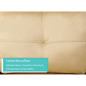 SIENWIEY Beige Sectional Couch for Living Room Set, 105 Inch Sectional Sofa L Shaped Couch with Storage Ottoman/Microfiber Fabric/Facing Left Chaise