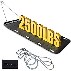48" x 110"- Yard Drag Sled with Pull Cables 1/8" HDPE Thickened Yard Glide Heavy Duty Multipurpose Yard Hauler for Haul Debris, Logs, Firewood, Wood Chips (110IN)