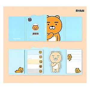 KAKAO FRIENDS 4 Sticky Memo Pad - Ryan Sticky Memo Pad