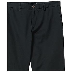 Amazon Essentials Men's Classic-Fit Wrinkle-Resistant Flat-Front Chino Pant (Available in Big & Tall), Black, 29W x 32L