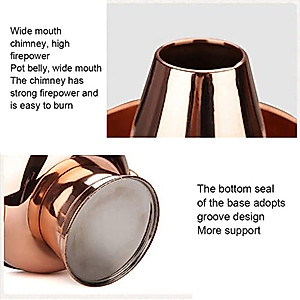 Chafing Dishes Chinese Traditional Old Beijing Charcoal Copper Hot Pot, Pot Shabu, Camping Home Use，Cook Cooking for Unusual Gift (Color : Brass, Size : 30cm)