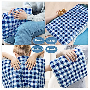 GOQOTOMO Full Weighted Electric Heating Pad for Back/Waist/Abdomen/Shoulder/Neck Pain and Cramps Relief - 2.3 lb Weighted with Auto-Shut Hot Heated Pad(12 * 24", LB002)