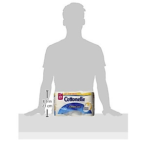 Cottonelle Clean Care Double Roll Toilet Paper,12 rolls, 190 Count