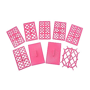 meizhouer 9pcs/set Embosser Fondant Cake Baking Sugarcraft Decorating Mold Cookie Tools Mold Home Kitchen Accessories