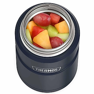 THERMOS Stainless King Vacuum-Insulated Food Jar , 24 Ounce, Slate