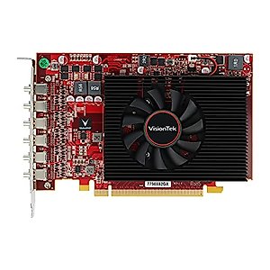VisionTek Radeon 7750 2GB GDDR5 6M (6x miniDP, 6x miniDP to HDMI Adapters) Graphics Card - 900880