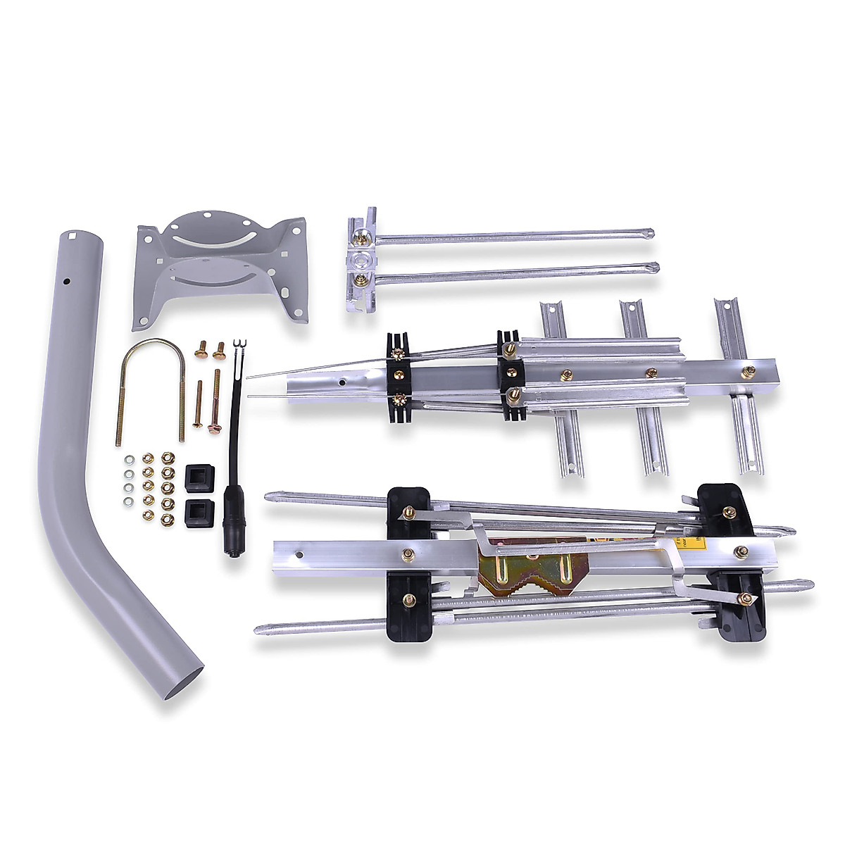 RCA Compact Outdoor or Attic Yagi HD TV Antenna with Super Long 75 Mile Range – Digital OTA Antenna for Clear VHF & UHF Reception, NexGenTV ™ Compatible, Supports 4K/8K 1080p TVs