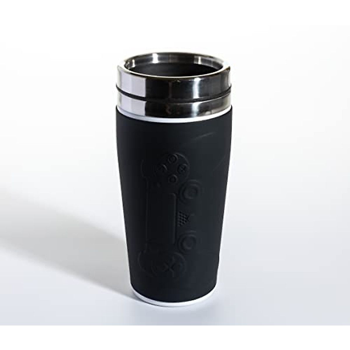 Paladone Playstation Thermal Travel Coffee Mug & Reusable Sticker Set