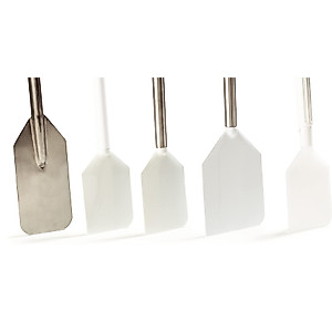 SPARTA Heavy-Duty Mixing and Scraper Paddle for Commercial Food Service and Large Batch Cooking, Polyethylene (Pe), 13.5 Inches, White