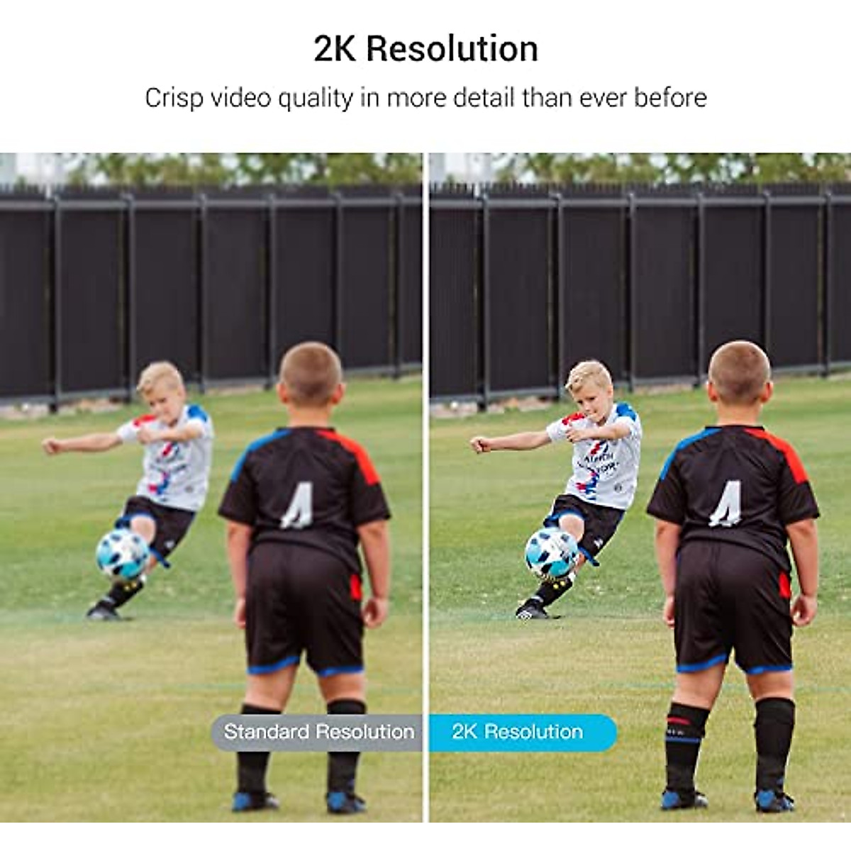 blurams Outdoor Security Camera, 2K Outdoor Camera w/Smart Human Detection, Color Night Vision, IP66 Weatherproof, Metal Shell, 2-Way Audio, Cloud/Local Storage, Compatible with Alexa