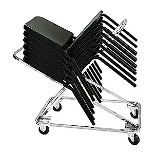 National Public Seating Chrome Plated Steel Dolly for 8200 Chair
