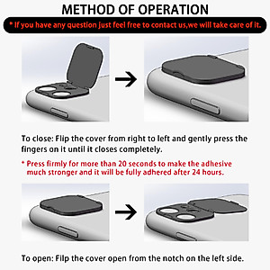 EYSOFT Phone Camera Lens Cover Compatible for iPhone 13/iPhone 13 Mini,Camera Lens Protector to Protect Privacy and Security,Strong Adhesive