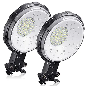 LED Barn Light 100W - 2 Pack 12000LM Dusk to Dawn Outdoor Lighting - 5000K Daylight - IP65 Waterproof Security Area Lights with Photocell for Street Farmhouse Barns Garage Yard Warehouse Outdoor