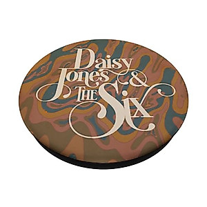 Daisy Jones & the Six - Vintage Psychedelic Logo PopSockets Standard PopGrip