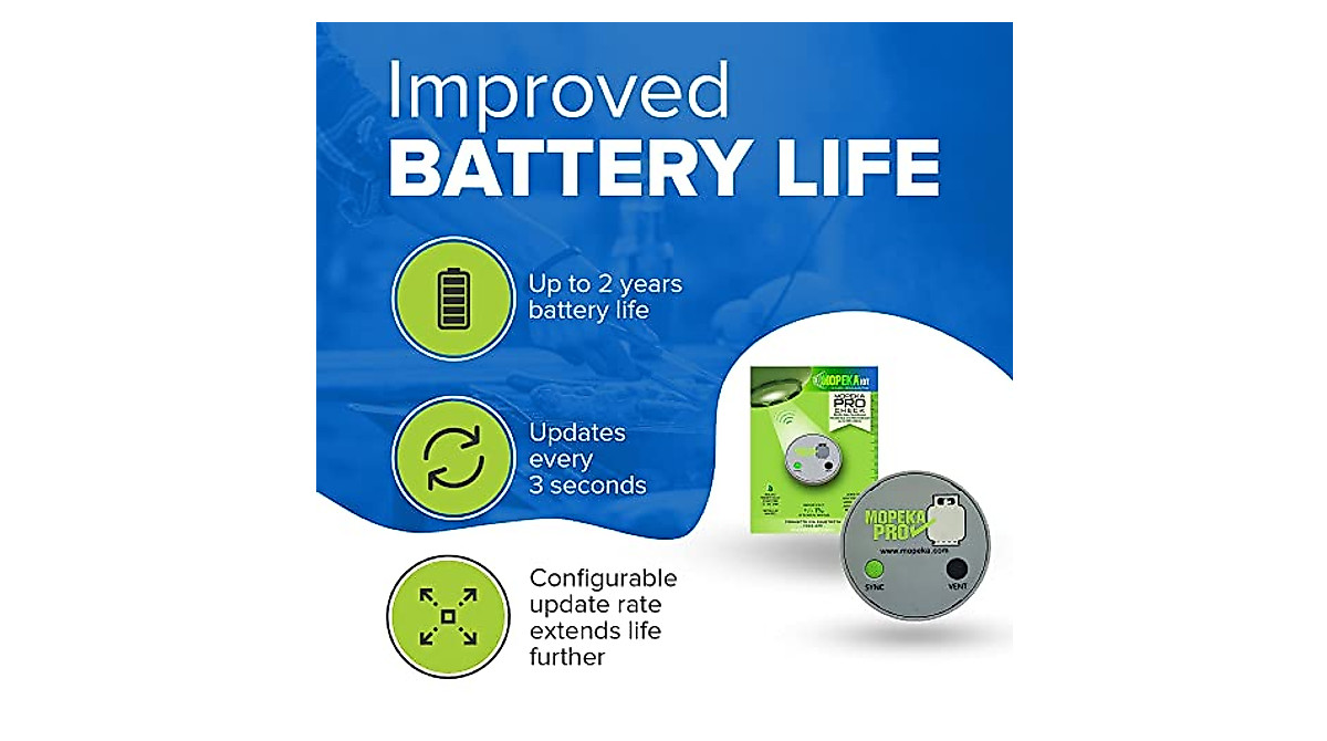 Mopeka Pro Check Wireless Propane Sensor - App-Enabled Tank Gauge