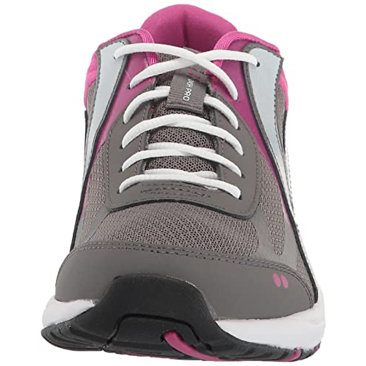 Ryka Women's Dash Pro Walking Shoe Grey/Pink 10 M