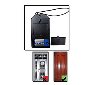 Portable Alarm Rescue Sound Generator Alarm Hand Touch Emergency Alarm Theft Scaring Door Handle Touch Alarming for Hotel Safety Guard and Home Door with Battery Included