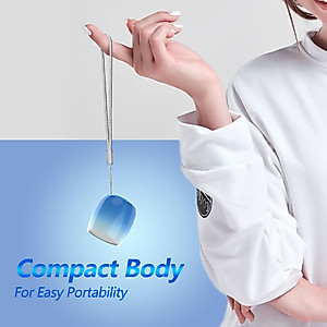 INSMY Small Bluetooth Speaker, Waterproof Mini Speakers Portable Wireless, Punchy Bass Rich Audio, Stereo Pairing, Handheld Pocket Travel Size Built-in Mic for Phone Laptop Tablet Gift (Blue)