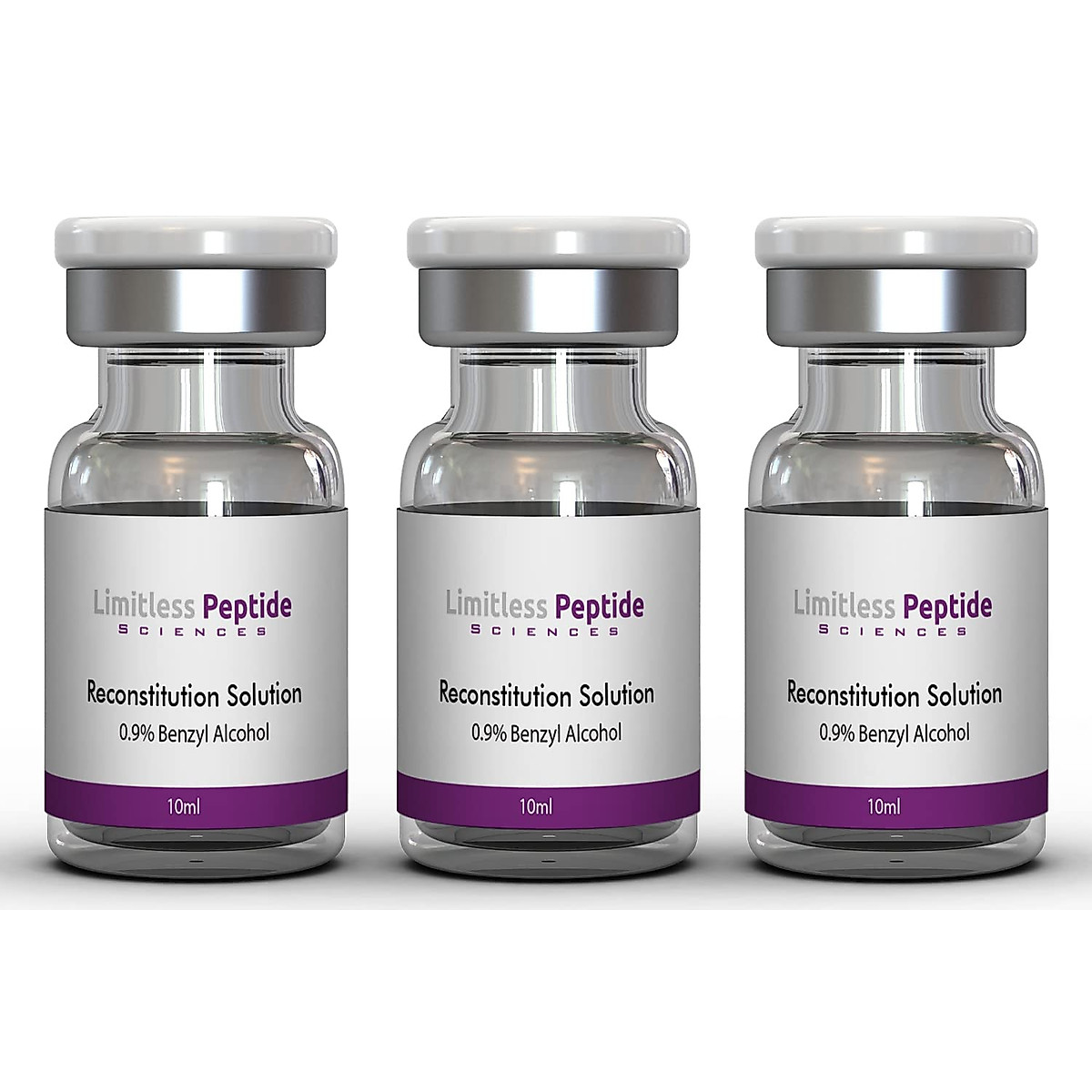 Reconstitution Solution (10ml) 3 Pack - Glass Vial