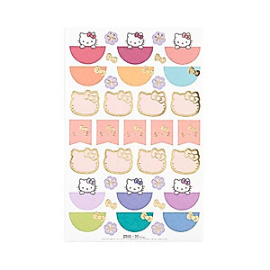 Hello Kitty x Erin Condren Designer Sticker Pack - 3 Pack, 95 Stickers Total, Fun and Cute Stickers for Customizing Planners, Notebooks, Calendars and More
