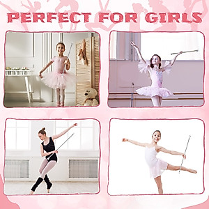 HyDren Twirling Baton Unisex Kids' Gymnastics Dance Baton Metal Baton Marching Band Baton Parade Baton Stick for Talent Shows, Artistic Dancing, Baton Twirling (26 Inch)