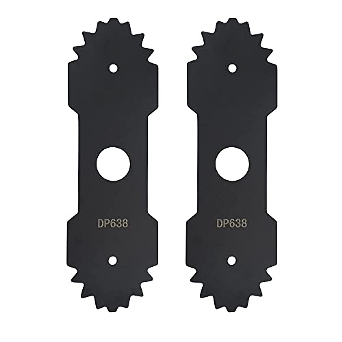 2-Pack 8-5/8'' Length, 1" Center Hole Blade 638006008 Edger Blade with Teeth Compatible with Ryobi - Fits RY13050 RY13050A RY15518 RY40030 (2)