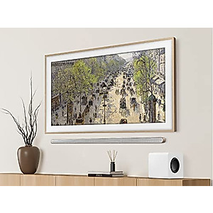 SAMSUNG Ultra Slim Soundbar Bezel, Accessory for S800B and S801B Sound Bars, Customizable to Match The Frame TV Bezels, 2022, VG-SCFBS8BW/ZA, Brown