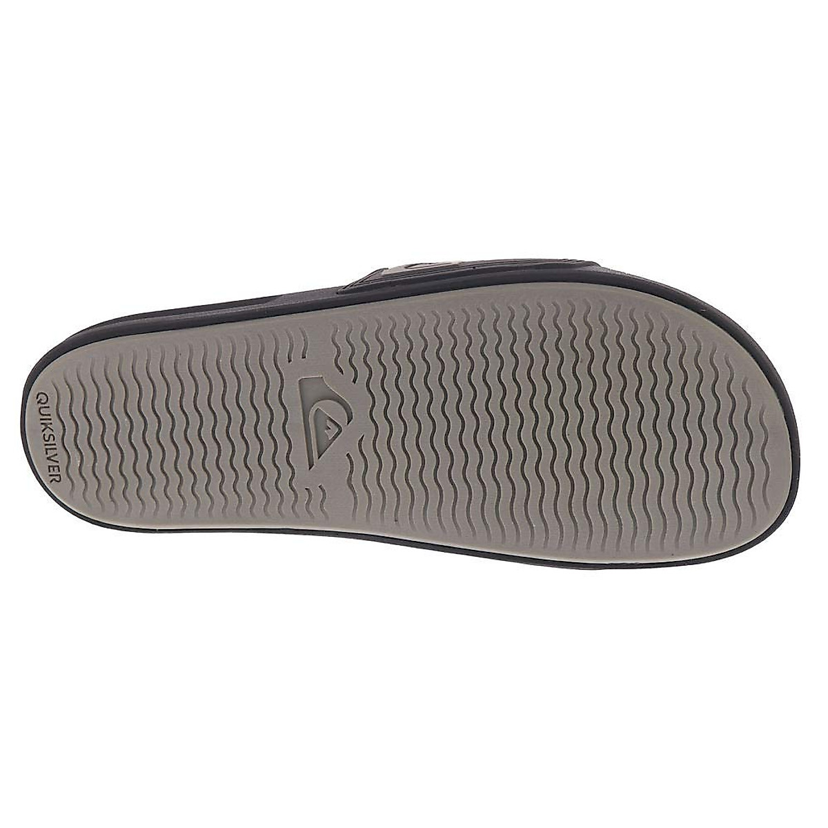 Quiksilver Men's Rivi Slide Sandal, Black/White, 9