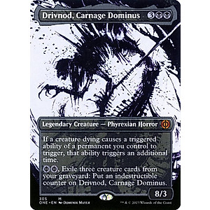 Magic: the Gathering - Drivnod, Carnage Dominus (305) - Borderless - Phyrexia: All Will Be One