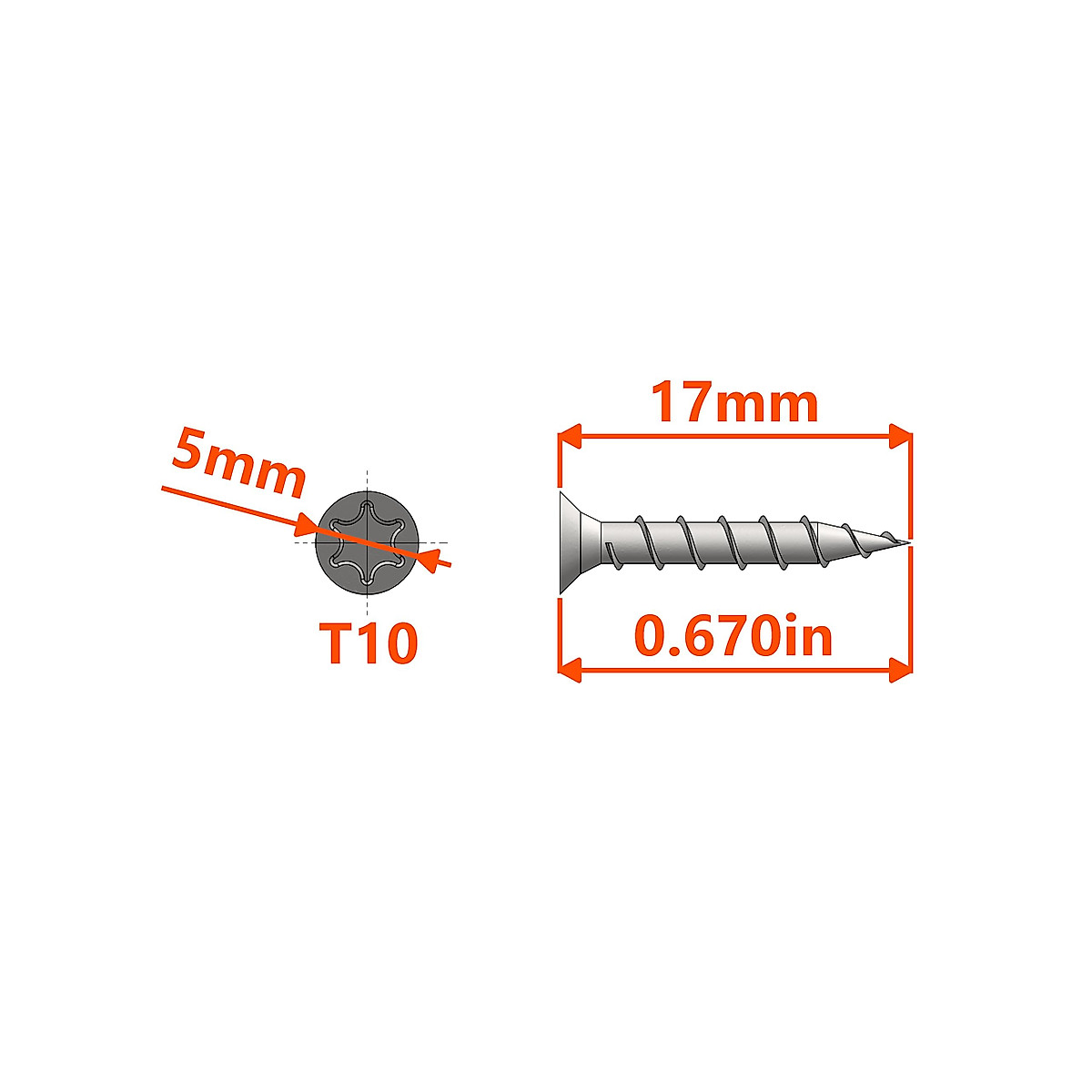 Hidden Fastener for Tongue and Groove Boards - 50ft2 Coverage - Box of 100x Including Screws