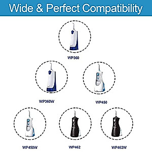 Charger for Waterpik Replacement Waterpik WP360 WP462 WP462W WP450 WP468 WF-13 WP-100 YLA-03010 Series Water Flosser Wall Power Supply Adapter Charging Cord