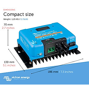 Victron Energy SmartSolar MPPT MC4 250V 60 amp 12/24/36/48-Volt Solar Charge Controller (Bluetooth)