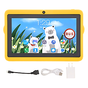 MAVIS LAVEN Kids Tablet, 2GB 32GB Toddler Tablet 5G WiFi Dual Band 100‑240V for Android10 for Home (US Plug)