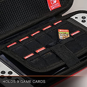 PowerA Travel Pro Case for Nintendo Switch - OLED Model, Nintendo Switch, Nintendo Switch Lite - Red