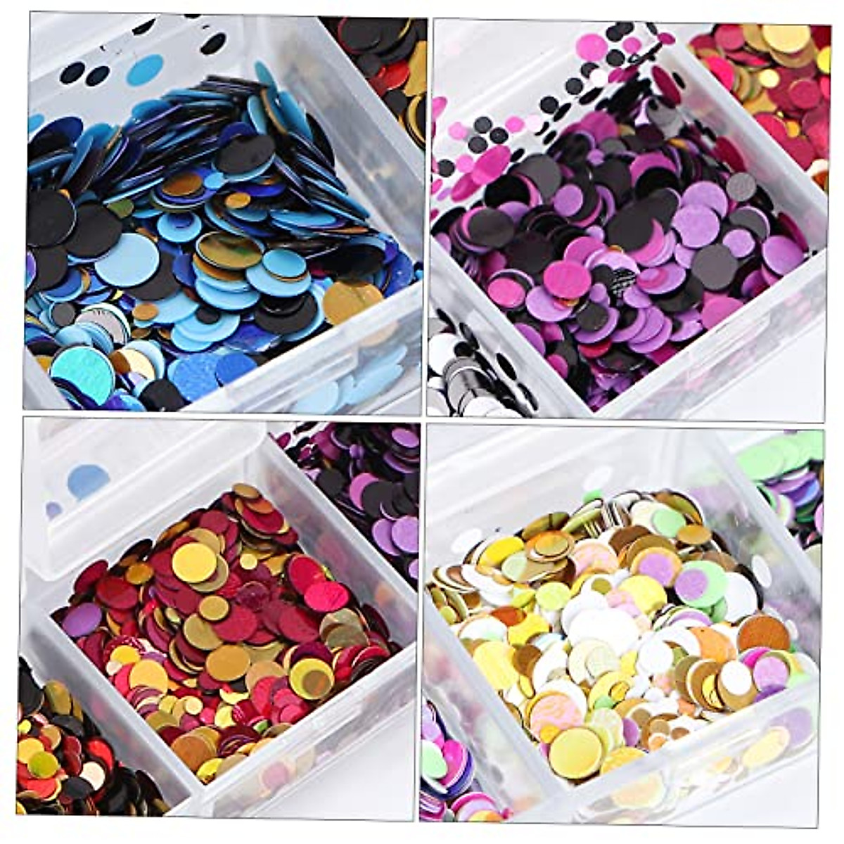 FOMIYES Acrylic Nail Set Bling Decor Kit De Manicura Glitter Flakes Nail Art Sequins Nail Shining Pieces Nail Art Accessory Nail Decoration Nail Flakes Confetti Nail Polish Decorate Flash