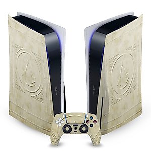 Head Case Designs Officially Licensed Assassin's Creed Codex Edition Brotherhood Graphics Vinyl Faceplate Gaming Skin Decal Compatible With Sony PlayStation 5 PS5 Disc Console & DualSense Controller