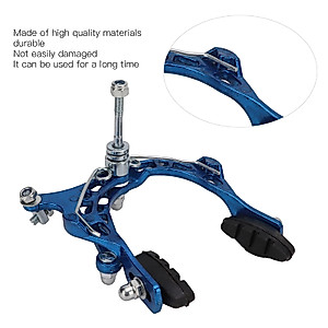VBESTLIFE Bike Brake Caliper, C Shape Mechanical Brakes for Road Bike Mountain Bike(Blue)