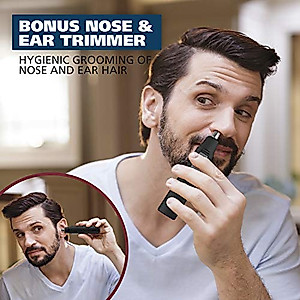 Wahl Cordless Beard Trimmer w/ Ear/Nose/Brow Trimmer