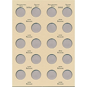 2022 P, D - 2023 P, D Women Quarter 20 Coin Set in Littleton Green Folder LCF63 Uncirculated