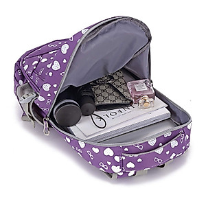 goldwheat Girls School Backpack Cute Lightweight Bookbag Outdoor Travel Bag for Elementary Middle Daypack