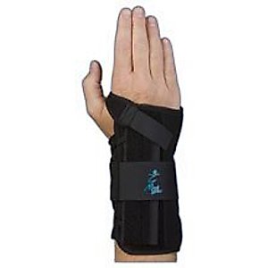 AWEHIRU Med Spec Wrist Lacer Support, 8" Black, Universal Right