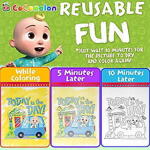 Creative Kids Cocomelon Water Books Pack of 3- Water Paint Art Kit - Coloring Books for Toddlers - Reusable Paint Art Kits for Age 3+