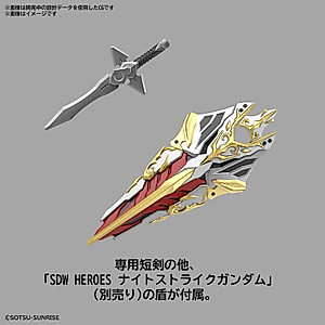 Bandai Hobby - SD Gundam World Heroes - #25 Leif Gundam GP04, Bandai Spirits SDGW Model Kit