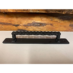 Bike Chain Drawer Pull Or Cabinet Handle Square (3, Black)
