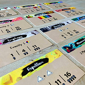 Canvas Board Game - Create Stunning Masterpieces! Art Competition and Puzzle Game for Kids & Adults, Ages 14+, 1-5 Players, 30 Minute Playtime, Made by R2i Games