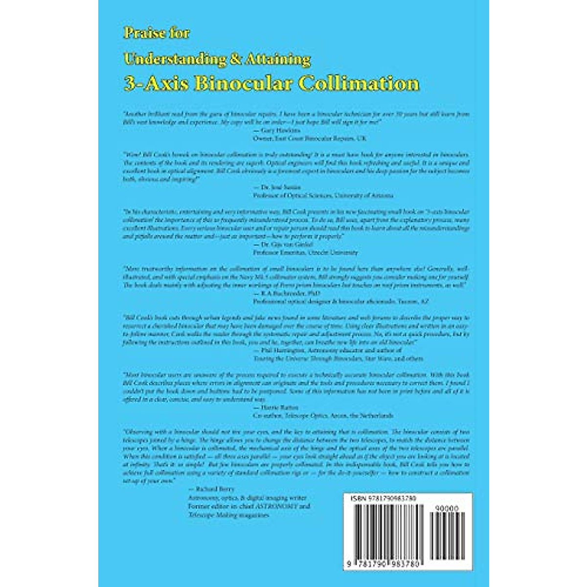 Understanding & Attaining 3-Axis Binocular Collimation