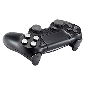 eXtremeRate Magnetic Metal Bullet Buttons for PS4 Controller, Adjustable Action Buttons, Replacement Parts Repair Kit for PS4 Slim Pro Controllers (20 in 1)