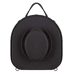 Levine Hats Travel Hat Case Crush Proof Hard Carrier for Fedora Carry-On Storage with Backpack Carrying Straps (One Size)