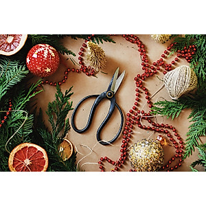 Bonsai Pruning Scissors for indoor outdoor gardening, Higurashi Bonsai Shears in a bamboo gift box, Versatile tool for use around the kitchen, house and garden